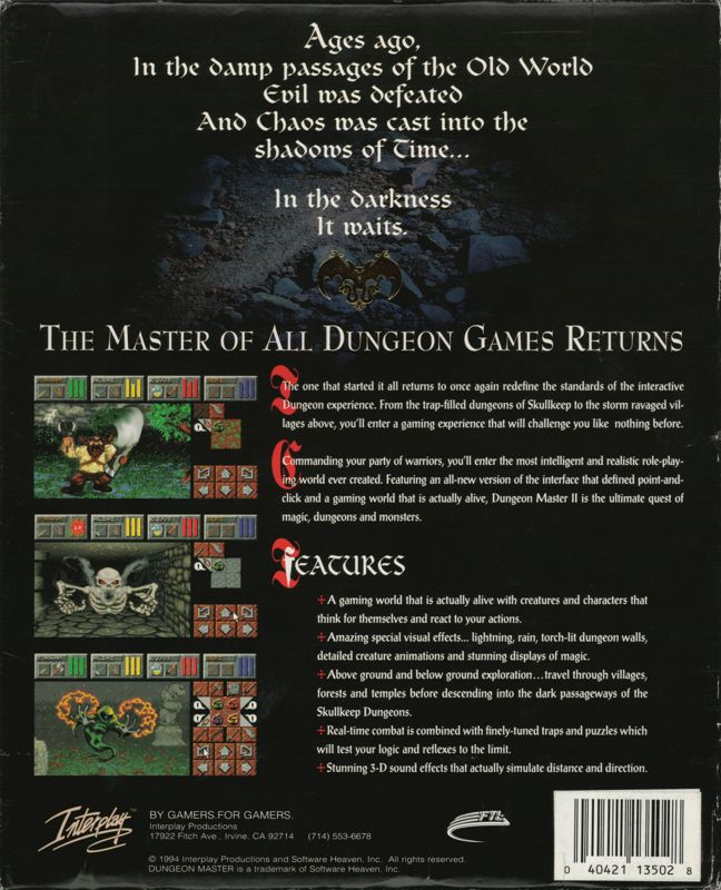 Dungeon Master II: Skullkeep cover or packaging material - MobyGames