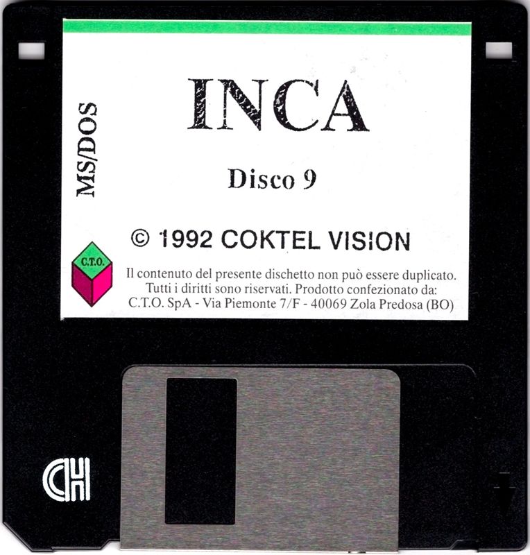 Inca cover or packaging material - MobyGames