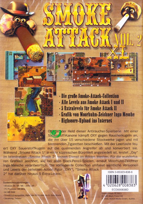 Smoke Attack Vol. 2 XL cover or packaging material - MobyGames