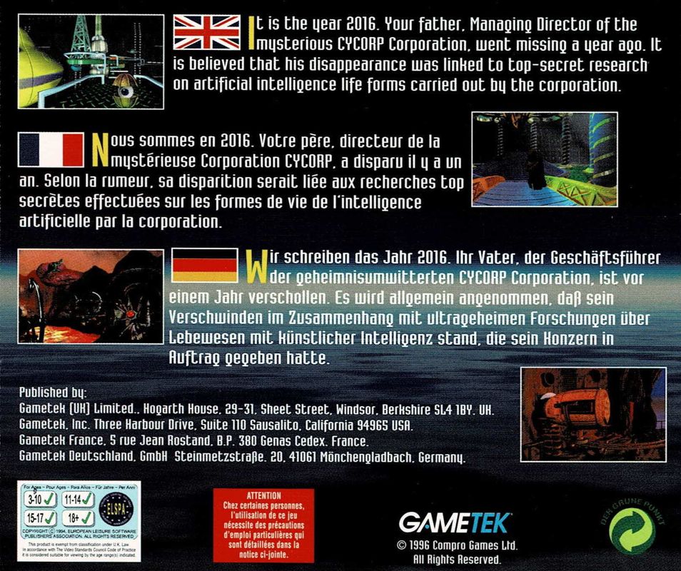 NET:Zone cover or packaging material - MobyGames