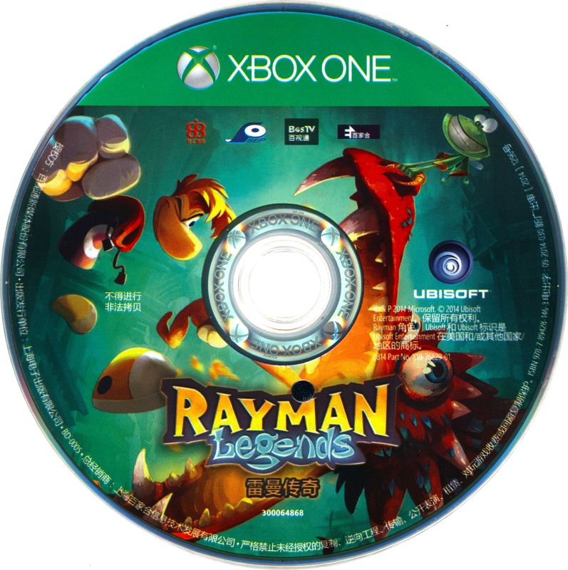 Rayman Legends cover or packaging material - MobyGames