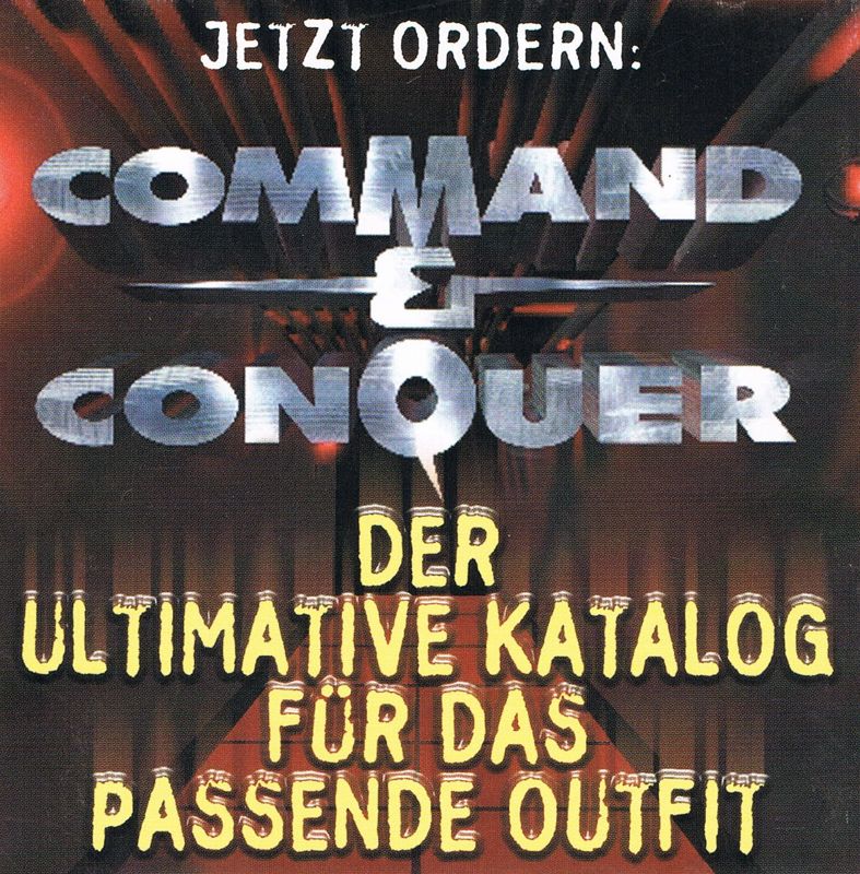 Command & Conquer: Red Alert cover or packaging material - MobyGames