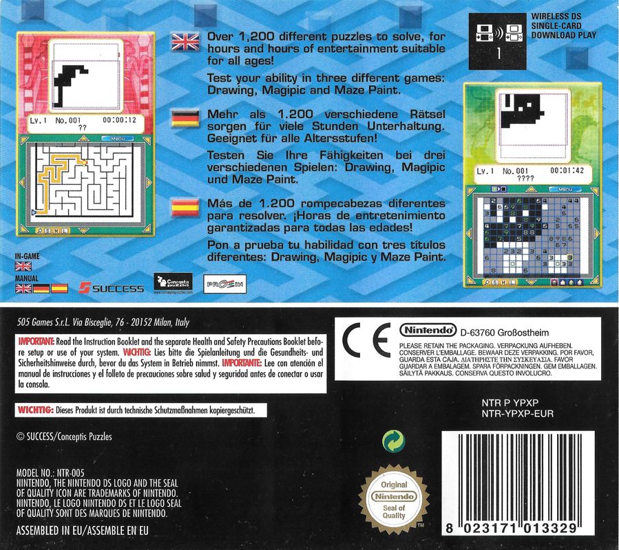 Pic Pic cover or packaging material - MobyGames