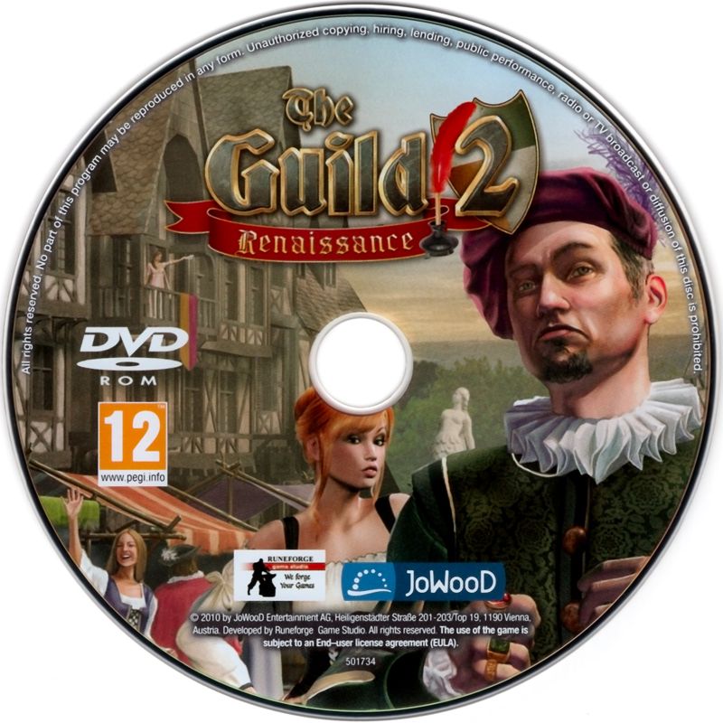The Guild 2: Renaissance cover or packaging material - MobyGames
