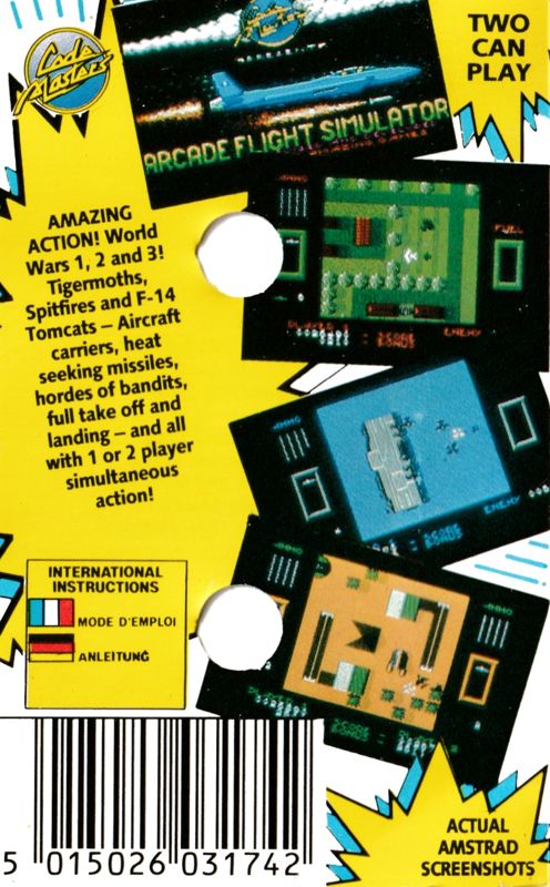 Arcade Flight Simulator cover or packaging material - MobyGames