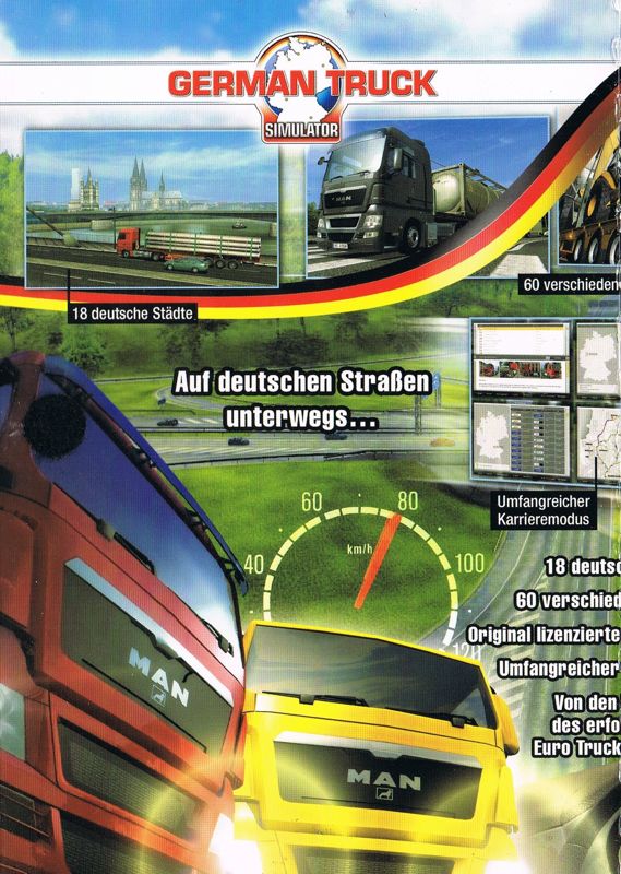 German Truck Simulator cover or packaging material - MobyGames