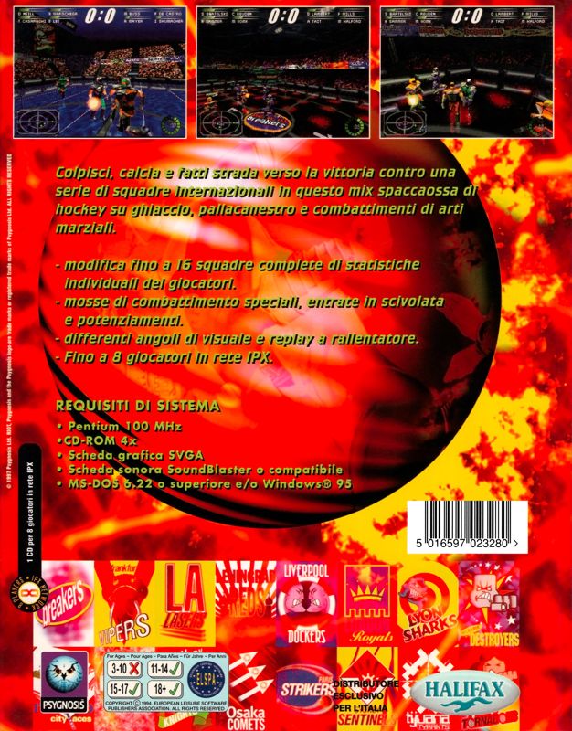 Professional Underground League of Pain cover or packaging material - MobyGames