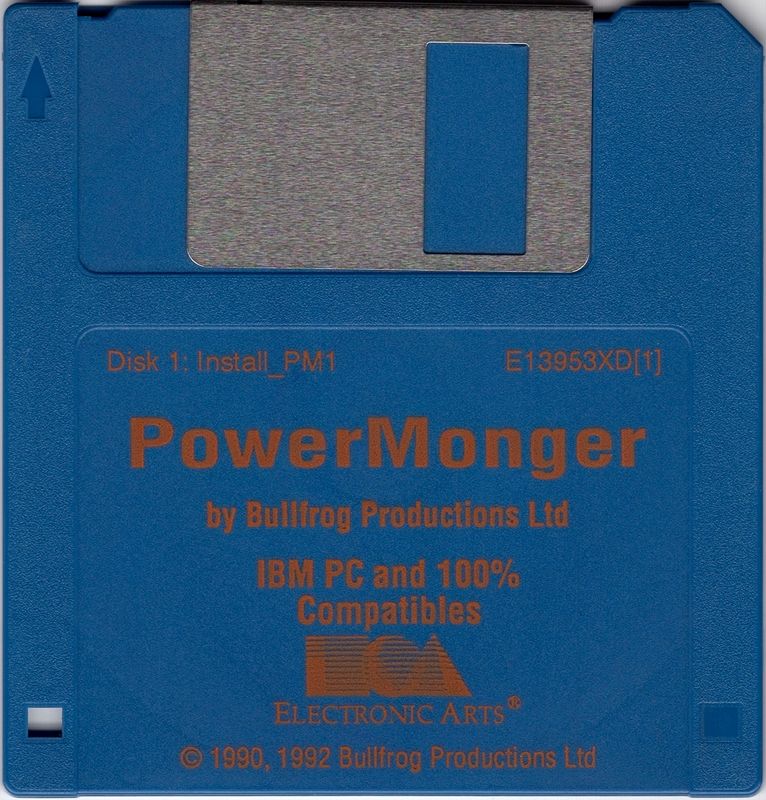 PowerMonger cover or packaging material - MobyGames