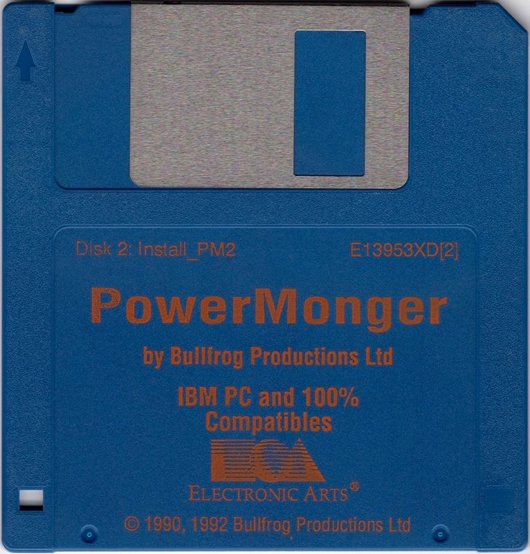 PowerMonger cover or packaging material - MobyGames