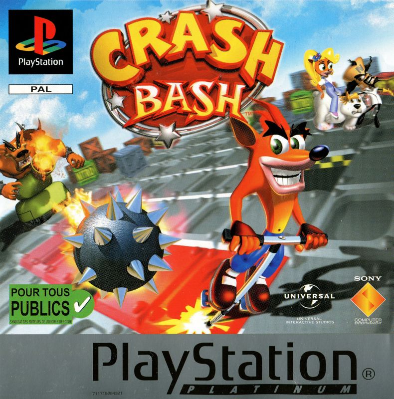 Crash Bash cover or packaging material - MobyGames