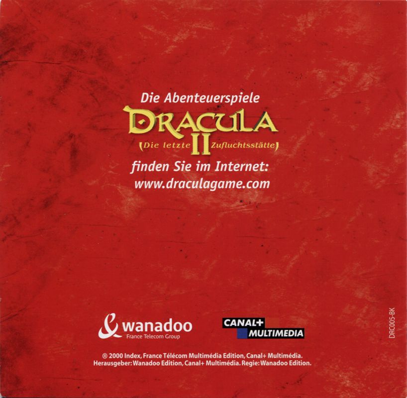 Dracula: Resurrection & Dracula: The Last Sanctuary cover or packaging ...