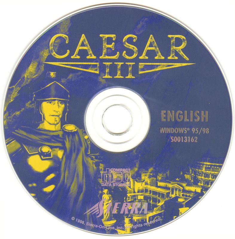 Caesar III cover or packaging material - MobyGames