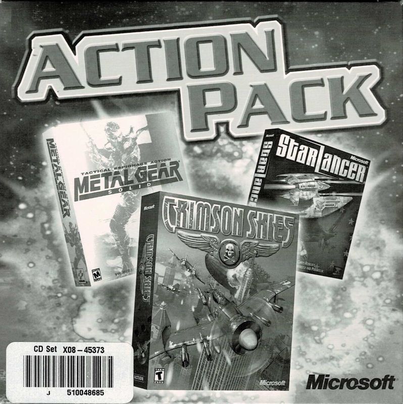 Microsoft Action Pack cover or packaging material - MobyGames