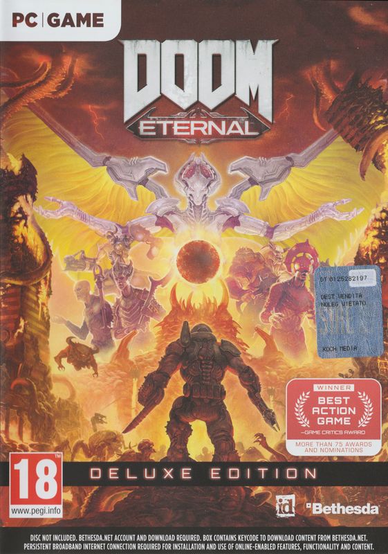 Doom Eternal cover or packaging material - MobyGames
