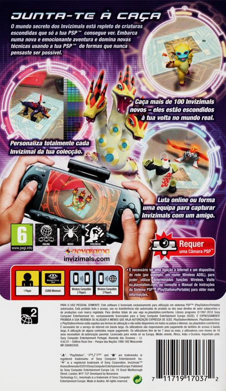 InviZimals: Shadow Zone cover or packaging material - MobyGames