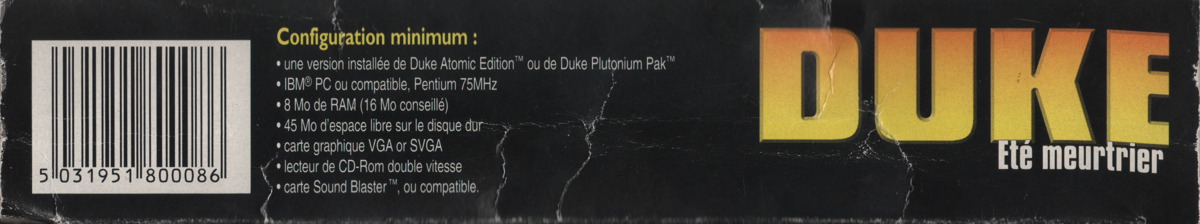 Duke Caribbean: Life's A Beach cover or packaging material - MobyGames