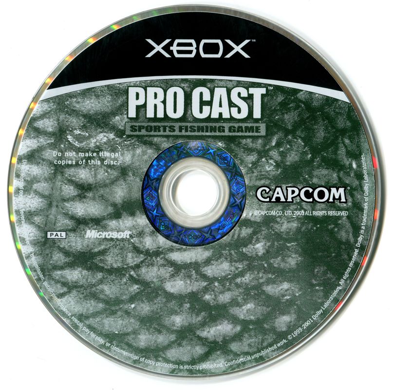 Pro Cast: Sports Fishing Game cover or packaging material - MobyGames