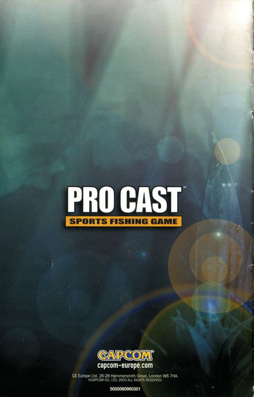 Pro Cast: Sports Fishing Game cover or packaging material - MobyGames