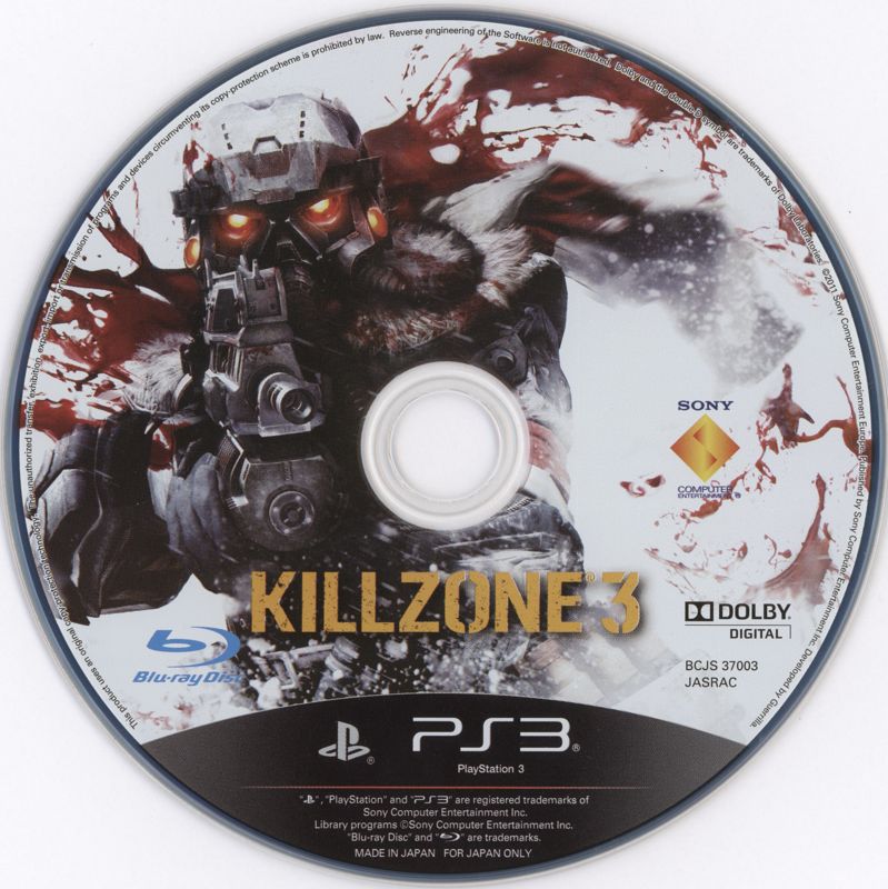 Killzone 3 cover or packaging material - MobyGames