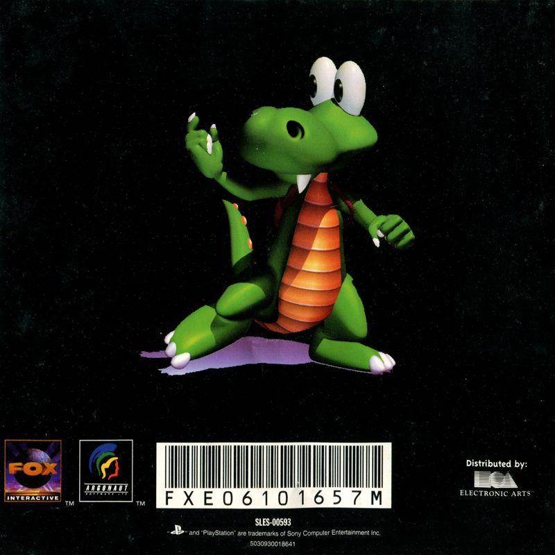 Croc: Legend of the Gobbos cover or packaging material - MobyGames