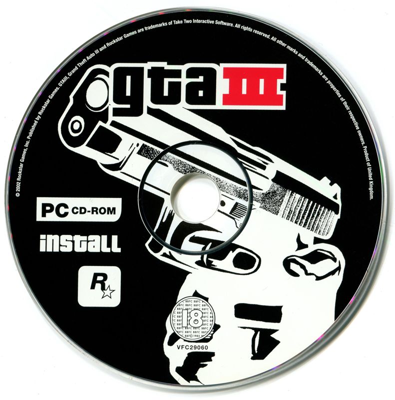 Grand Theft Auto III cover or packaging material - MobyGames