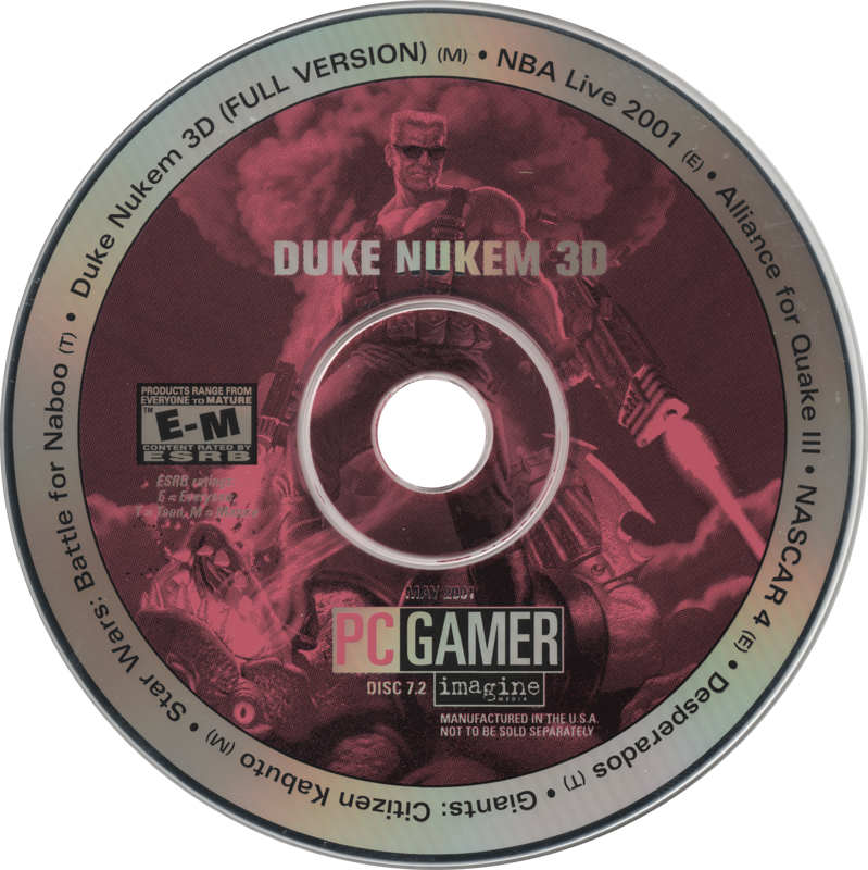 Duke Nukem 3D cover or packaging material - MobyGames