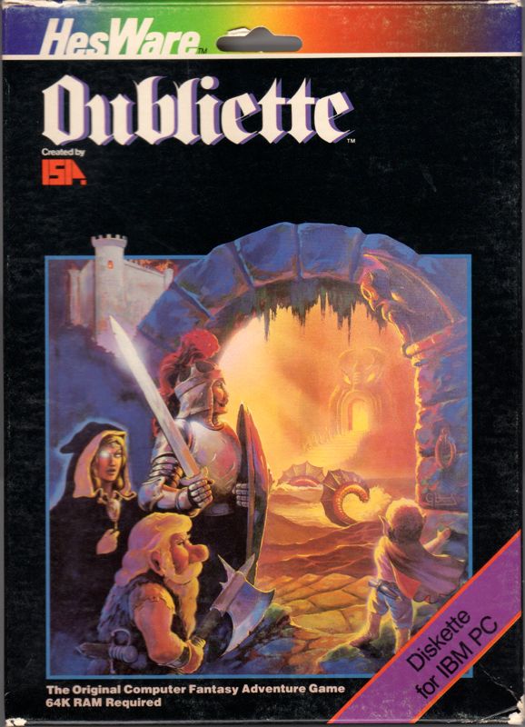 Oubliette cover or packaging material - MobyGames