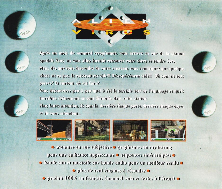 Alien Virus cover or packaging material - MobyGames