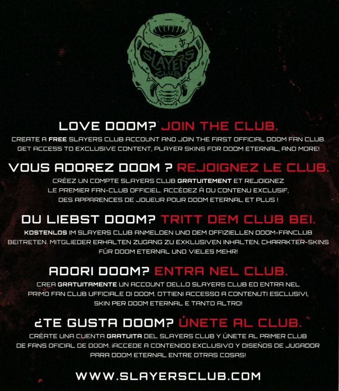 Doom: Slayers Collection cover or packaging material - MobyGames