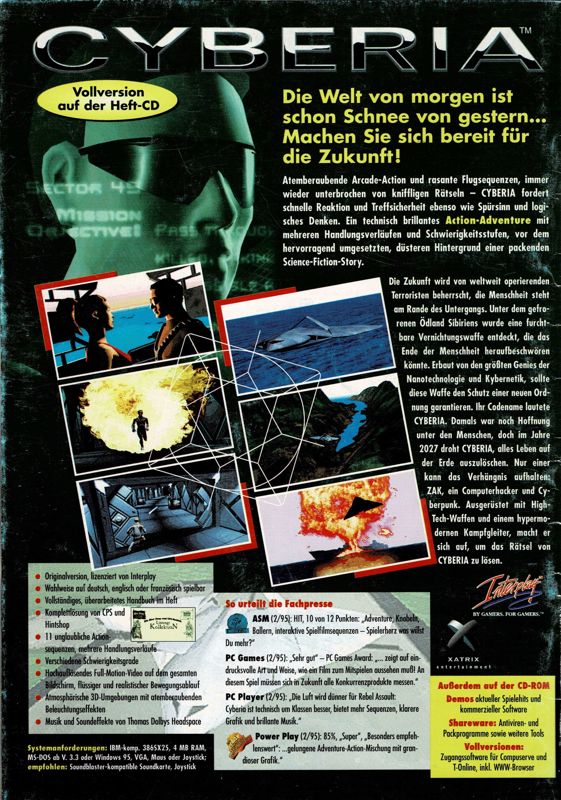 Cyberia cover or packaging material - MobyGames