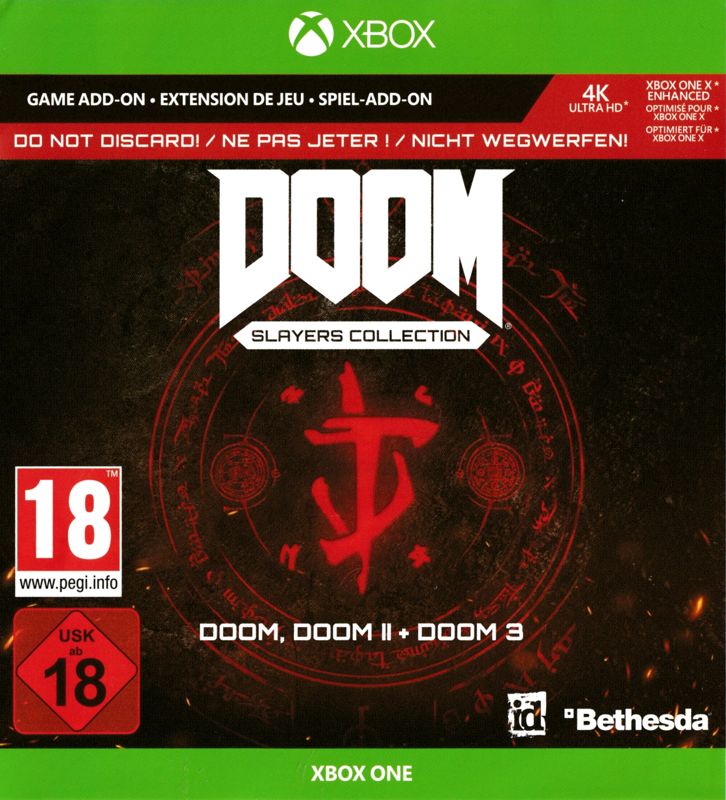 Doom: Slayers Collection cover or packaging material - MobyGames
