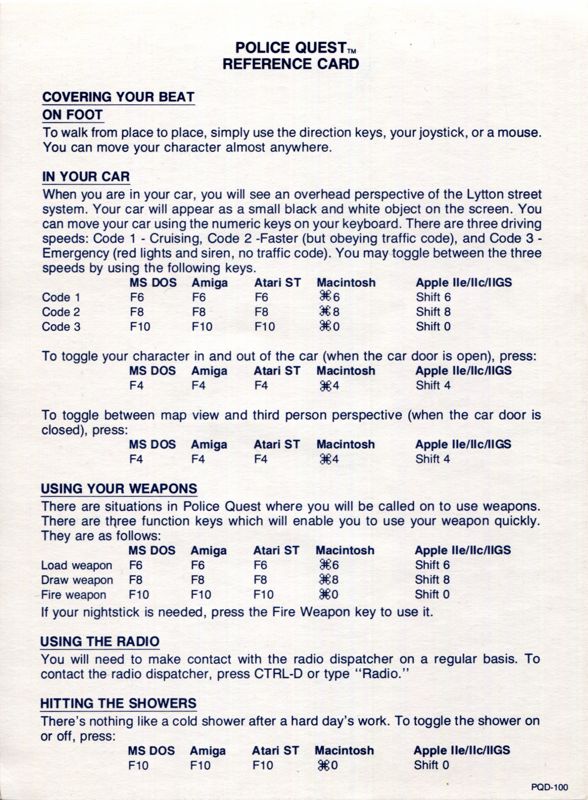 Police Quest: In Pursuit of the Death Angel cover or packaging material ...