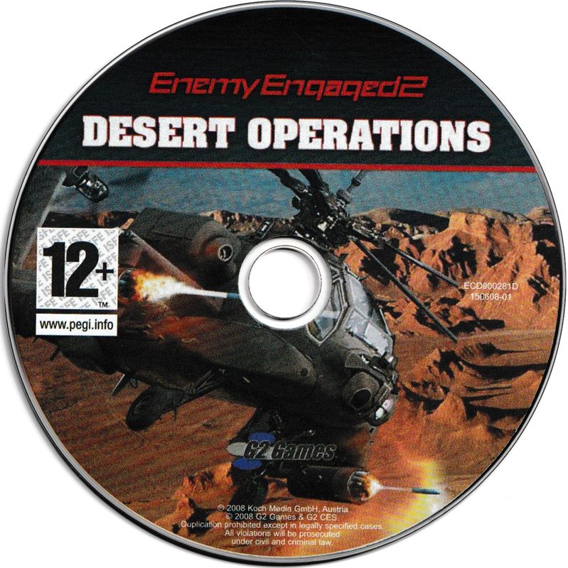 Enemy Engaged 2: Desert Operations cover or packaging material - MobyGames