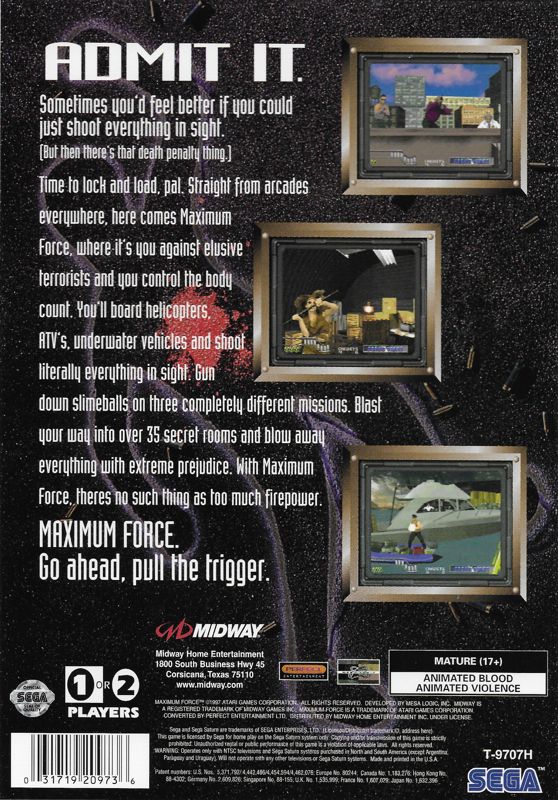 Maximum Force cover or packaging material - MobyGames