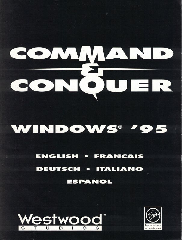 Command & Conquer cover or packaging material - MobyGames
