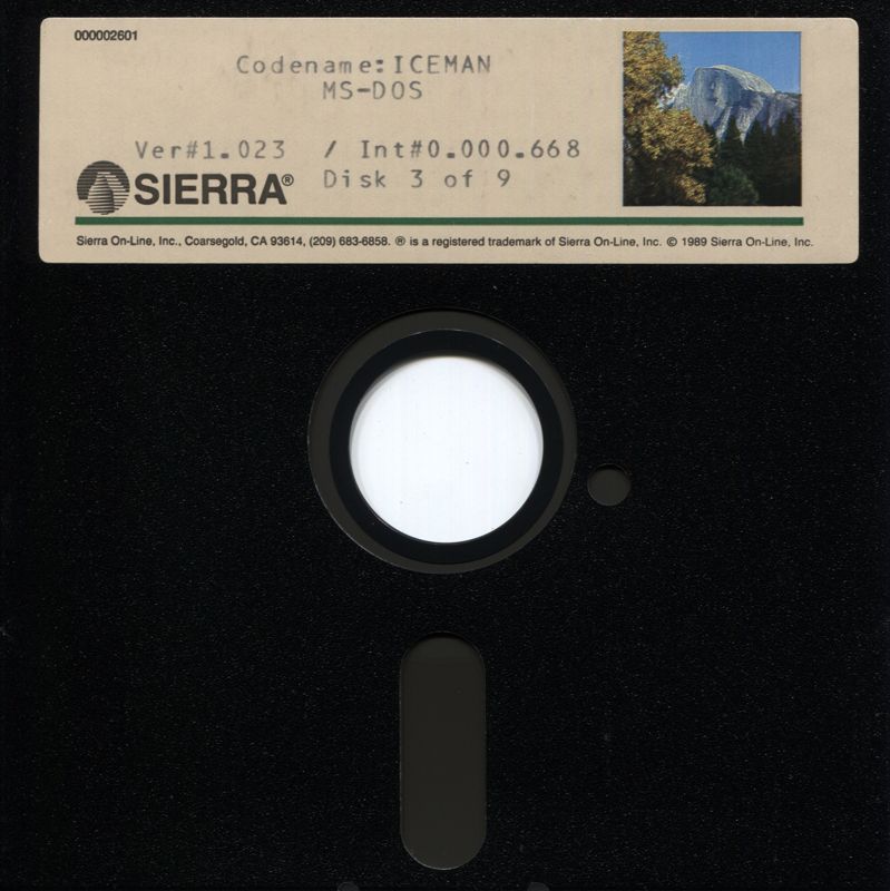 Code-Name: Iceman cover or packaging material - MobyGames