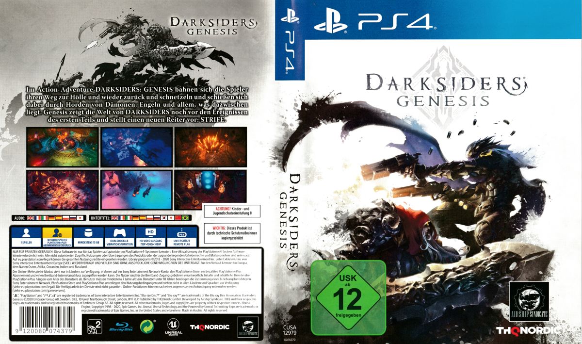 Darksiders: Genesis cover or packaging material - MobyGames
