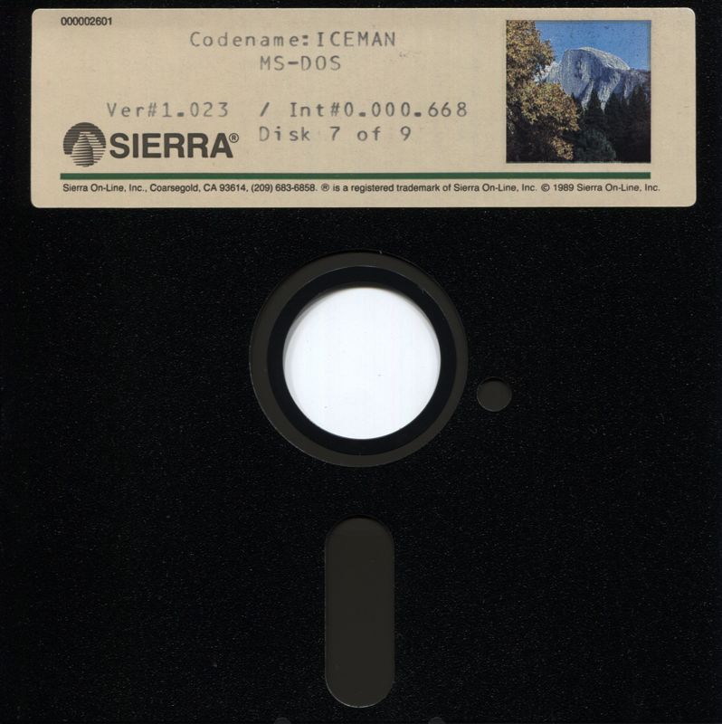 Code-Name: Iceman cover or packaging material - MobyGames