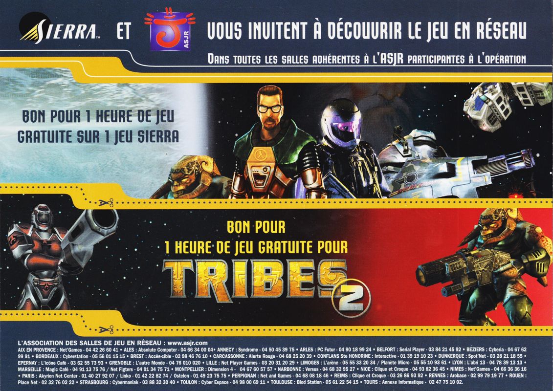 Tribes 2 cover or packaging material - MobyGames