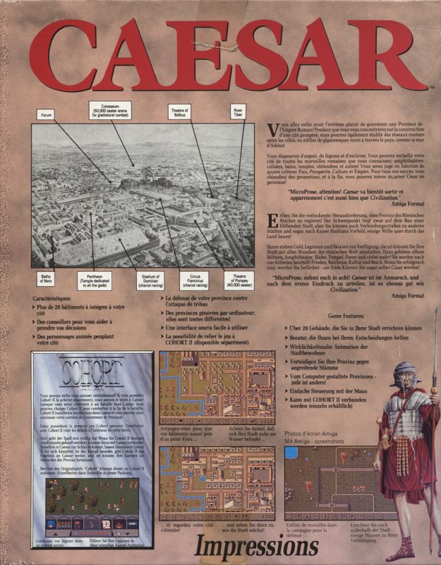 Caesar cover or packaging material - MobyGames