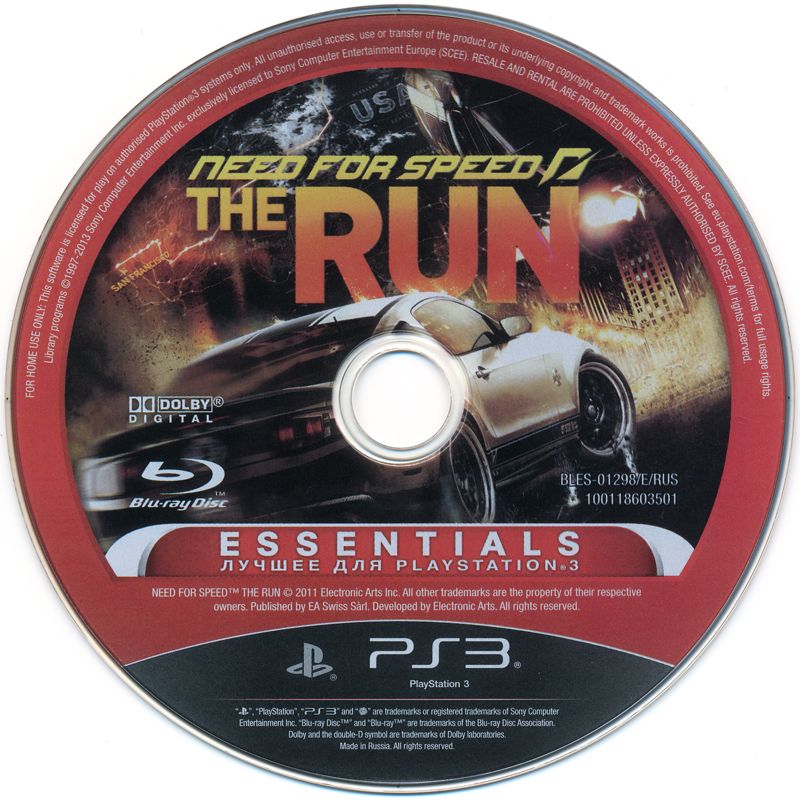 Need for Speed: The Run cover or packaging material - MobyGames