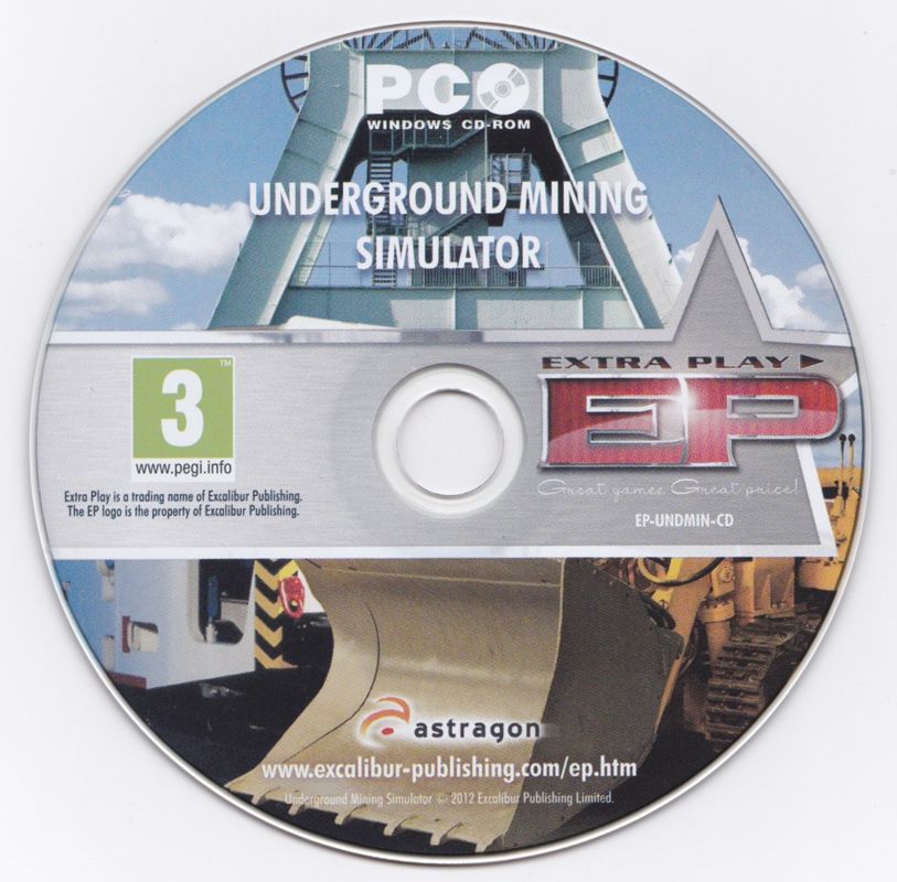 Underground Mining Simulator cover or packaging material - MobyGames