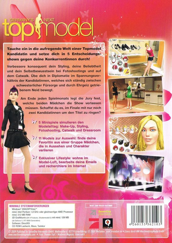 Top Model Academy cover or packaging material - MobyGames