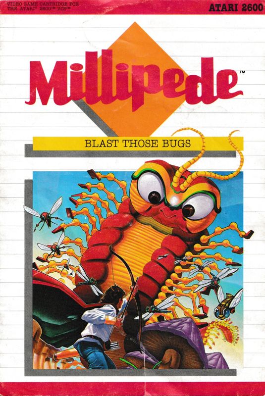 Millipede cover or packaging material - MobyGames