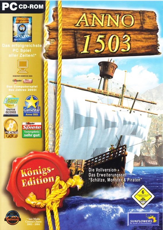 Anno 1503 A.D. cover or packaging material - MobyGames