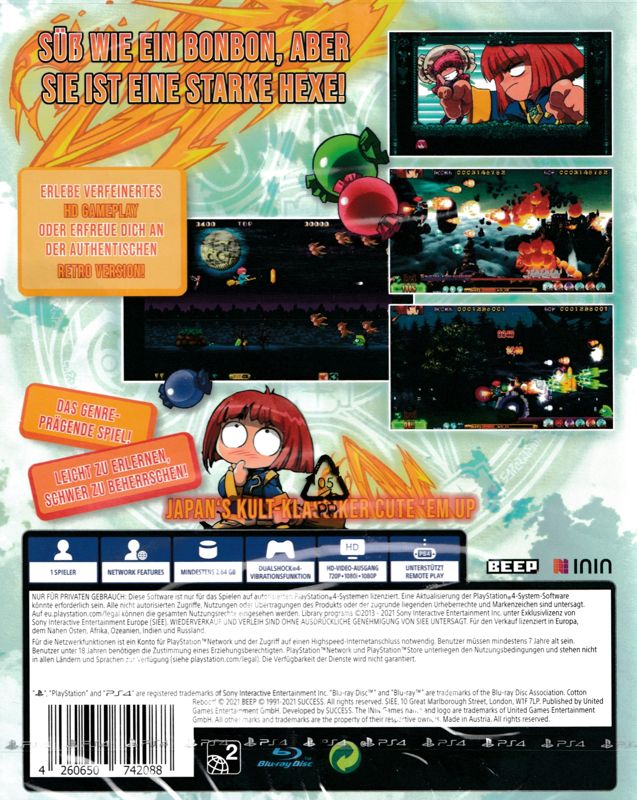 Cotton Reboot! cover or packaging material - MobyGames