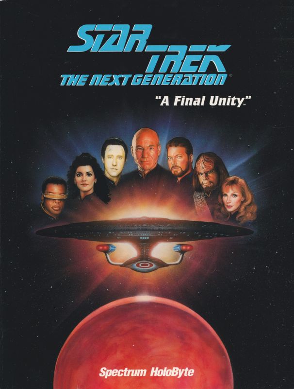 Star Trek: The Next Generation - "A Final Unity" cover or packaging ...
