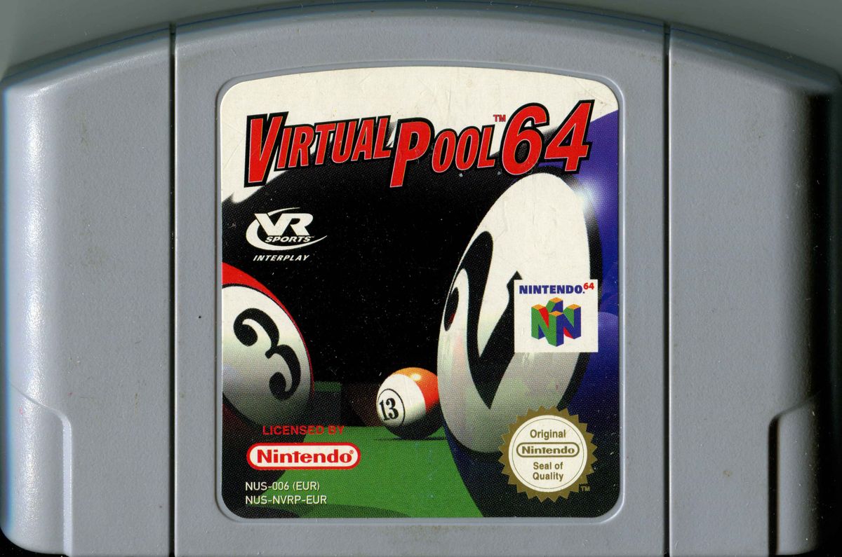 Virtual Pool 64 cover or packaging material - MobyGames