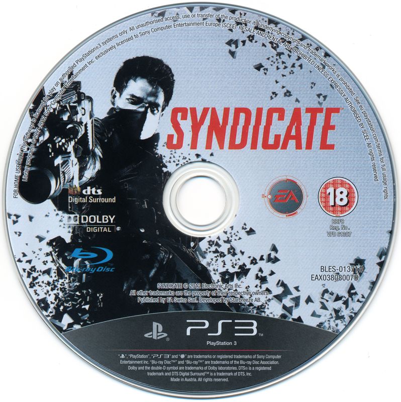 Syndicate cover or packaging material - MobyGames
