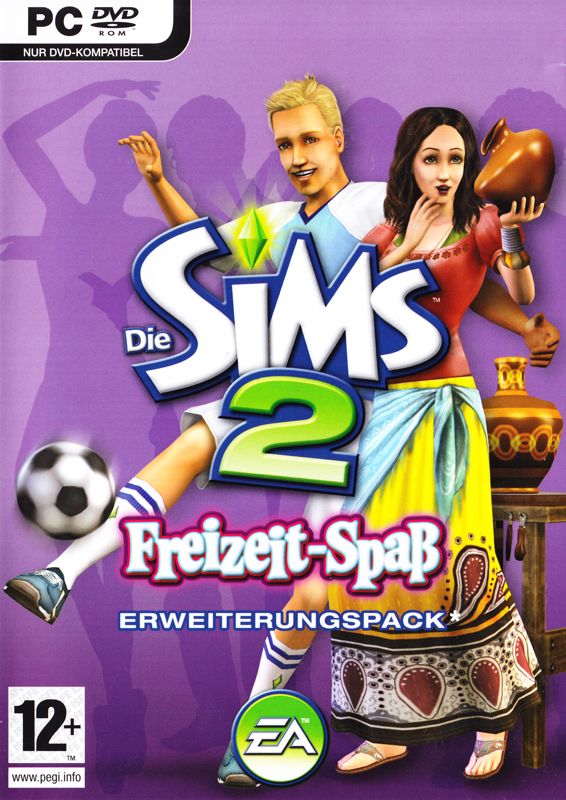 The Sims 2: FreeTime cover or packaging material - MobyGames